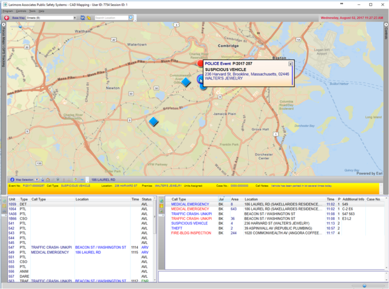 CAD Mapping Software | Larimore Associates - Customized Public Safety ...